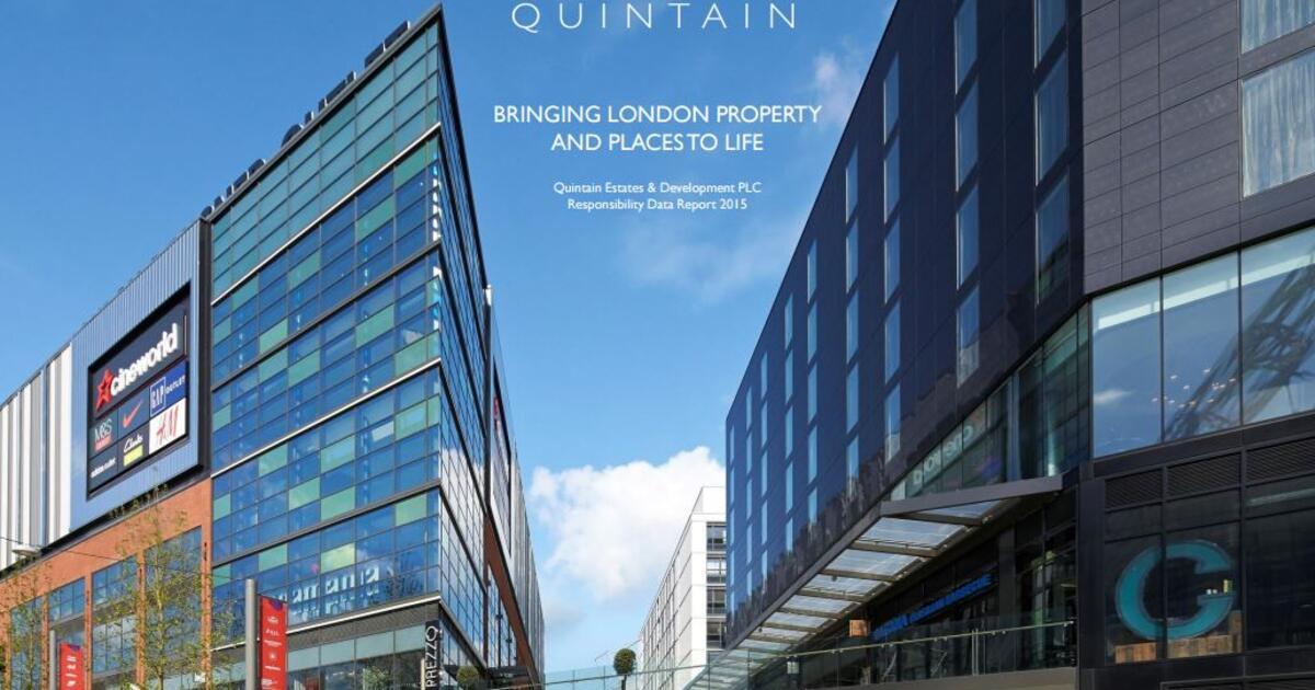 Quintain Publishes First Responsibility Data Report | Better Buildings ...